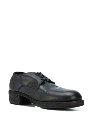 Guidi Round Toe Lace Up Derby Shoes