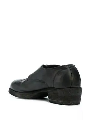 Guidi Round Toe Lace Up Derby Shoes