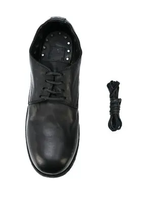 Guidi Round Toe Lace Up Derby Shoes