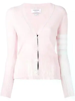 Thom Browne 4-bar Cashmere Cardigan - Pink