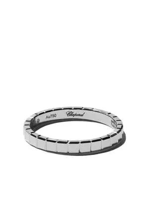 Chopard 18kt White Gold Ice Cube Pure Ring - Silver