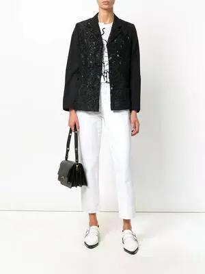 Comme Des Garçons Lace Panel Jacket