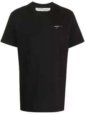Off-White Logo Print T-shirt - Black