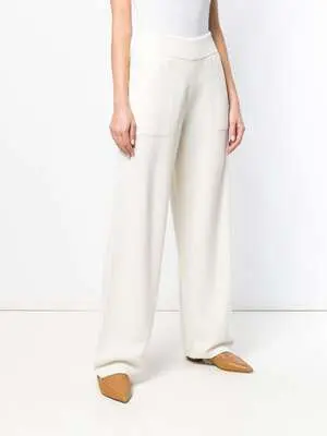 BARRIE Flared Knitted Trousers