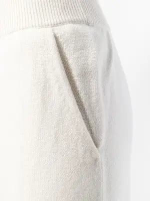 BARRIE Flared Knitted Trousers