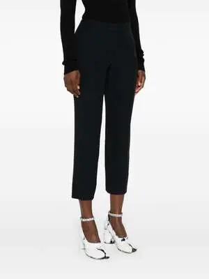 Alexander McQueen Crepe Cigarette Trousers