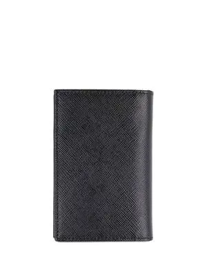 Prada Leather Cardholder - Black