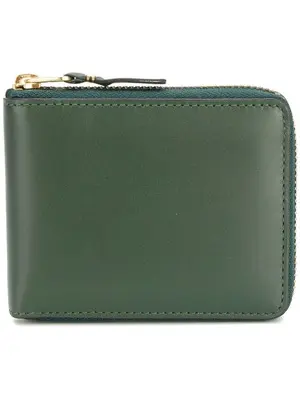 Comme Des Garçons Zipped Wallet - Green