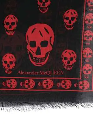 Alexander McQueen Classic Skull Scarf