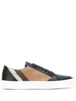 Burberry House Check Leather Sneakers