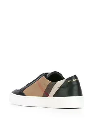 Burberry House Check Leather Sneakers