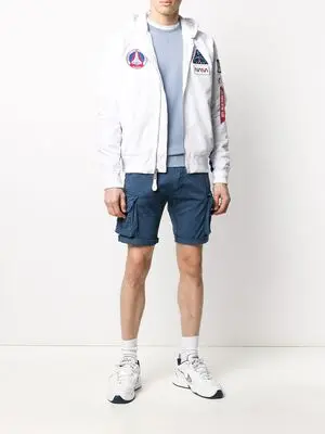 Alpha Industries Side Pocket Shorts - Blue