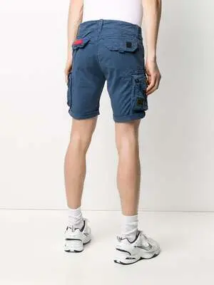 Alpha Industries Side Pocket Shorts - Blue