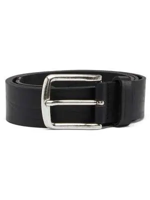 DIESEL® B-line Leather Belt - Black