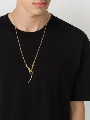 SHAUN LEANE Hook Pendant Necklace - Gold