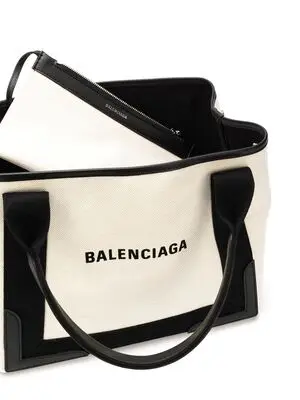 Balenciaga Cabas Tote Bag - Neutrals