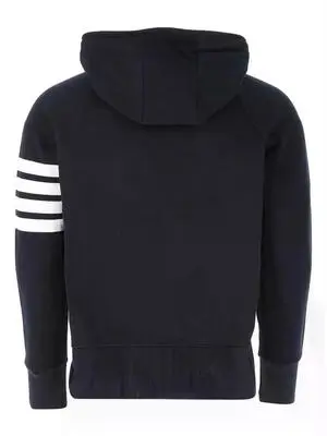 Thom Browne 4-bar Zip-up Hoodie - Blue