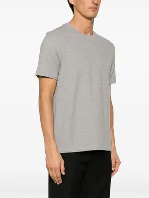 Thom Browne Rwb-stripe Piqué T-shirt - Grey