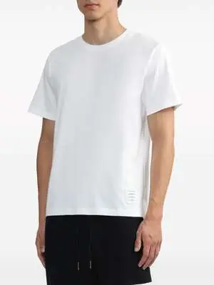 Thom Browne Side-slit Relaxed T-shirt - White