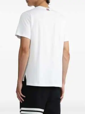 Thom Browne Side-slit Relaxed T-shirt - White