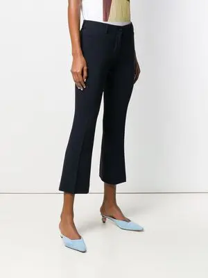 Alberto Biani Pressed-crease Trousers - Blue