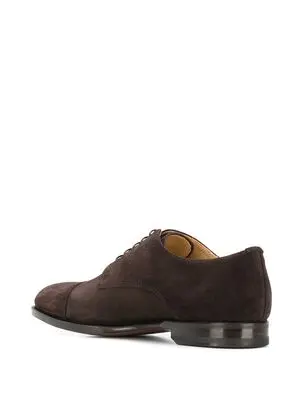 SCAROSSO Suede Derby Shoes