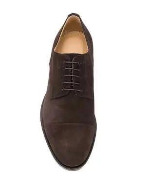 SCAROSSO Suede Derby Shoes