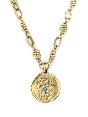 GOOSSENS Talisman Gemini Medallion Necklace