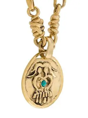 GOOSSENS Talisman Gemini Medallion Necklace