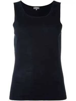 N.peal Fine-knit Tank Top - Black