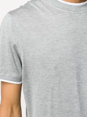 Brunello Cucinelli Layered-effect T-shirt