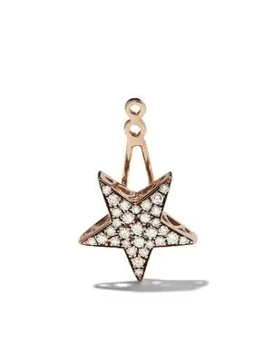 SELIM MOUZANNAR 18kt Diamond Star Earring - Pink