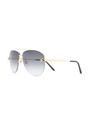 Cartier Pilot-frame Sunglasses