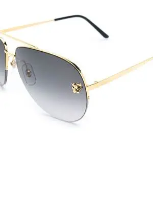 Cartier Pilot-frame Sunglasses