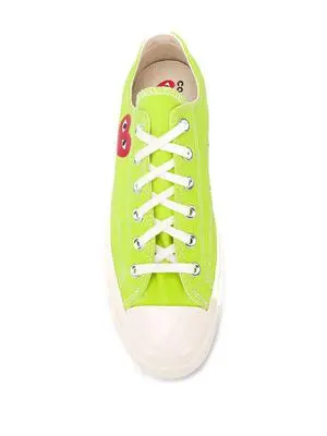 CONVERSE X COMME DES GARONS PLAY Chuck 70 Low-top Sneakers - Green