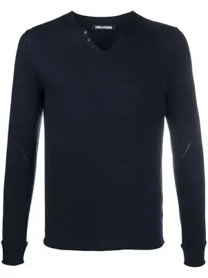 Zadig&Voltaire Monastir Henley-neck Sweater