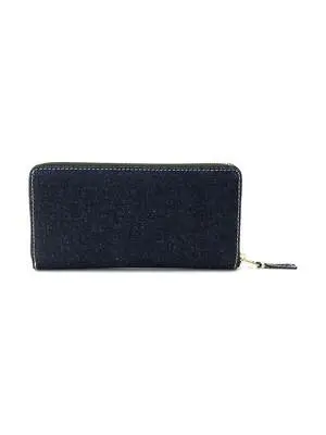 Comme Des Garçons Denim Zip Around Wallet