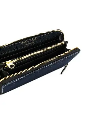 Comme Des Garçons Denim Zip Around Wallet
