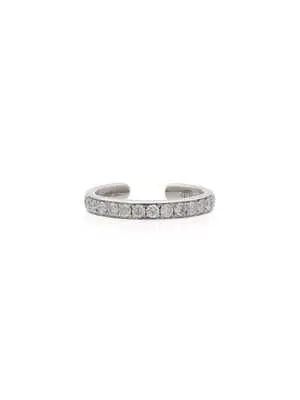Yvonne Léon 18kt Ear Cuff With Diamonds - Silver