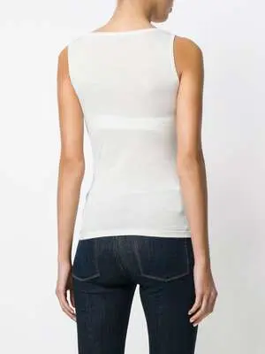 N.peal Fine-knit Tank Top - White