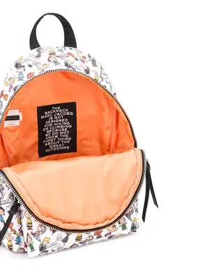 Marc Jacobs The Backpack Peanuts Backpack In White - 40% Off 