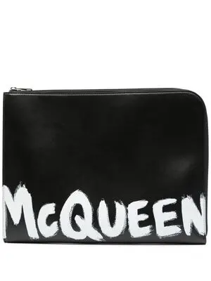 Alexander McQueen Logo-print Laptop Bag