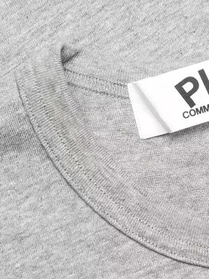 Play Comme Des Garcon Heart-patch T-shirt