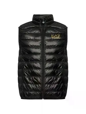EA7 Padded Sleeveless Gilet - Black