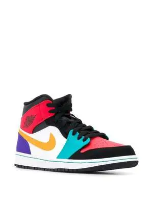 JORDAN Air 1 Mid Sneakers - Black
