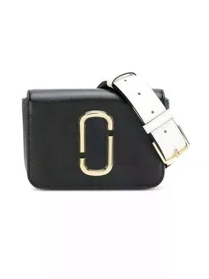 Marc Jacobs Hip Shot Logo Strap Belt Bag - Black