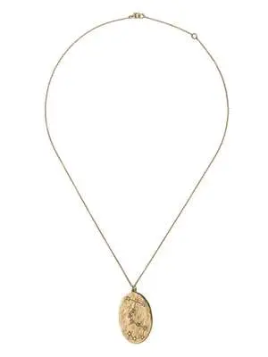 BROOKE GREGSON 14kt Gold Scorpio Diamond Pendant Necklace - Yellow