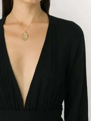BROOKE GREGSON 14kt Gold Scorpio Diamond Pendant Necklace - Yellow