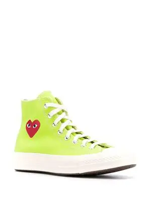 CONVERSE X COMME DES GARONS PLAY Chuck 70 High-top Sneakers - Green