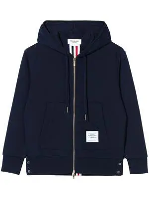 Thom Browne Rwb Stripe Cotton Hoodie